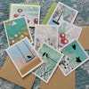 Map Card Set / Everyday Blank Box Card Set of 6 Great Gift for ...