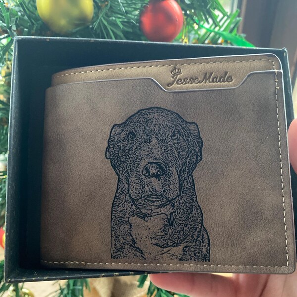 Personalized Picture Wallets for Men, Custom Engraved Photo Wallet ...