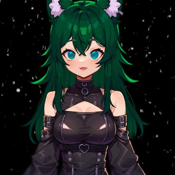Pngtuber, Gamer Girl 2d Vtuber / Premade & Presetup Model With 5 ...
