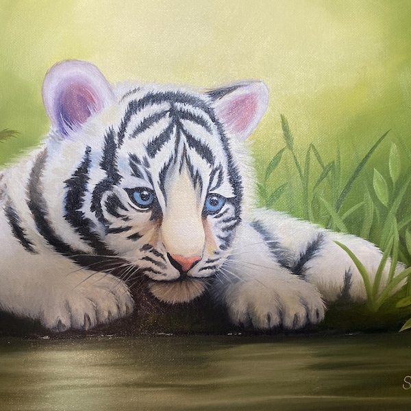 Owl Painting Original Oil Art for Home Decor Owls Painting by Sara Bach ...