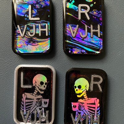 Holographic Oil Spill X-ray Markers Fun Xray Markers With Initials ...