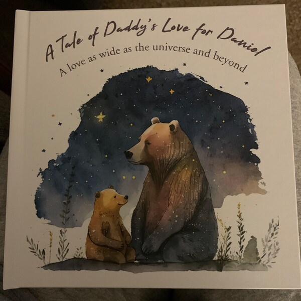 Father's Day Book for Dad, Gift for Husband, Personalized Book for Dad ...