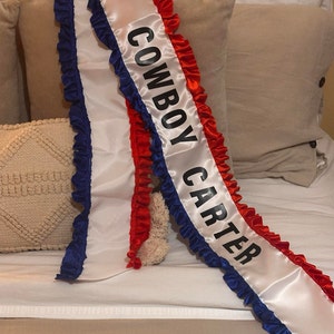 Cowboy Carter Sash (decal) (inspired) - Etsy