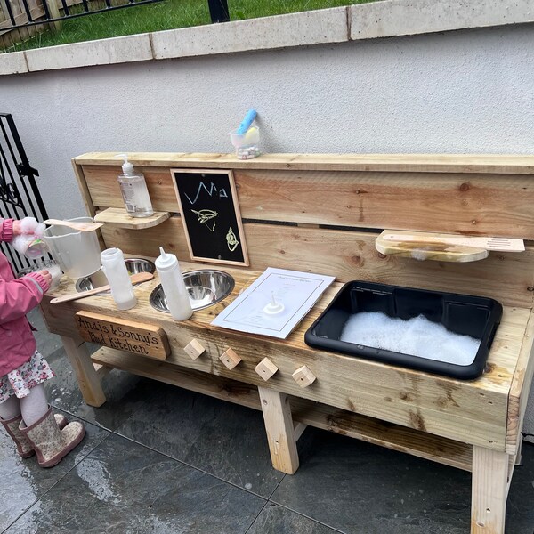 Get Ready for Spring Childrens Quality Personalised Mud Kitchen With ...