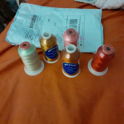 Polyester Machine Embroidery Thread 1100 Yards/ 1000 Meters. Chocolate ...