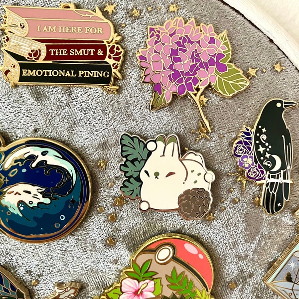 Snow Bunny Pin - Etsy