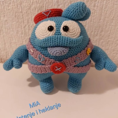 Crochet Pattern Squeak Brawl Stars, Detailed Master Class, Eco Toy for ...