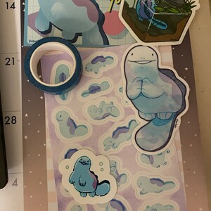 Starry Quagsire Mini Print Normal and Shiny - Etsy