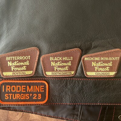 National Forest Patch / Embroidered Iron on Patch / National Park ...