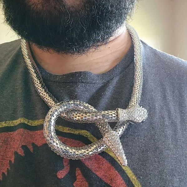 Serpent Necklace,snake Necklace ,punk Style Serpent Necklace,cleopatra ...