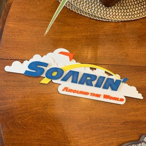 Soarin' Around the World Sign - Etsy