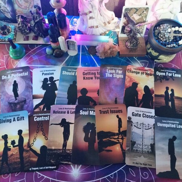 Past Life Oracle Deck From the Soul Reflection - Etsy