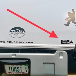 I Identify as A Toaster Bumper Sticker Decal With Flames for Scion Xb ...