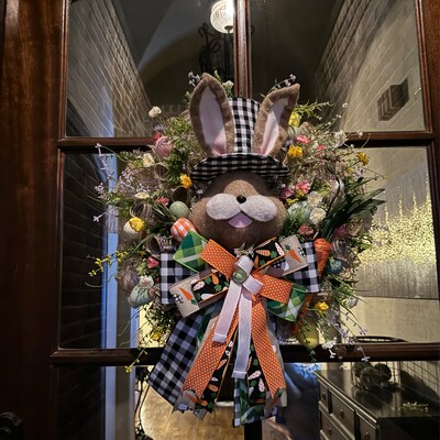 Mad Hatter Wreath, Alice in Wonderland Decor, Easter Wreath, Easter ...