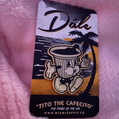 Tito the Cafecito Sticker 3-pack Choose Your Colors Miami Cuban Coffee ...