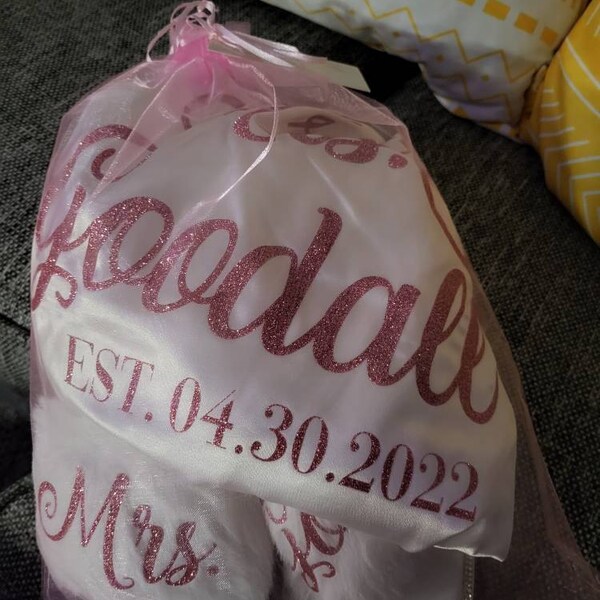 Bride Satin Personalized Robe and Slipper Set. Get Wedding Ready in ...