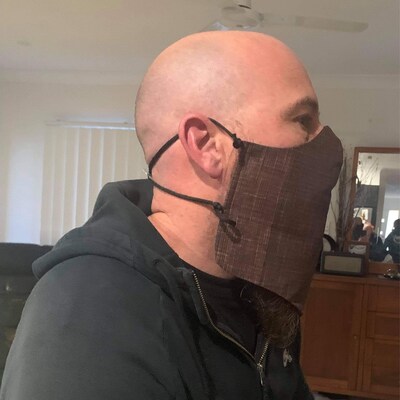 Beard Mask, Formal Badass Mask, Bearded Men Mask, Original Beard Mask ...