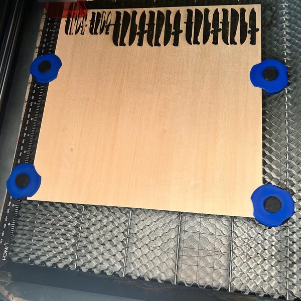 Center Finder Jig Template SVG, Laser Cut Grid, Centering Ruler Digital ...