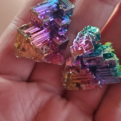 Large Rainbow Bismuth Duck Family, Made by the Bismuth Smith - Etsy