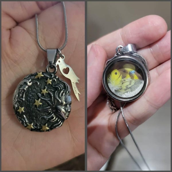 Sterling Silver Birdcage Locket, Cage Urn Necklace for Ashes, Cremation ...