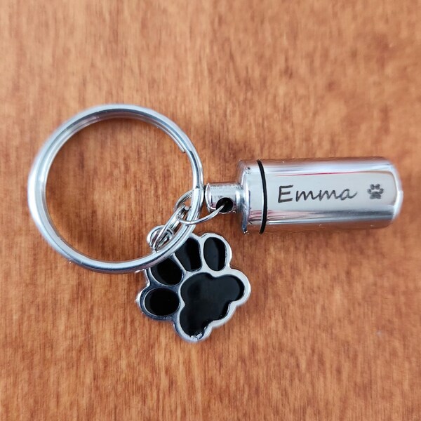 Dog Ashes Keepsake - Pet Urns Keychain for Dogs - Personalized ...