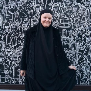 2 Layer Round Niqab With Nosestring - Etsy