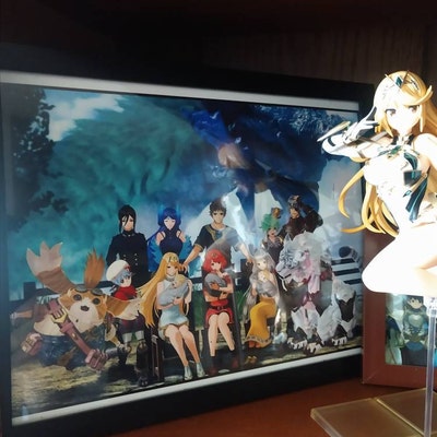 Legendary Xenoblade Family Photo Replica Featuring Rex Pyra Mythra Nia ...