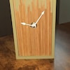 Bamboo and Wood Desk Clock, Modern Minimalist Boho Table Clock - Etsy