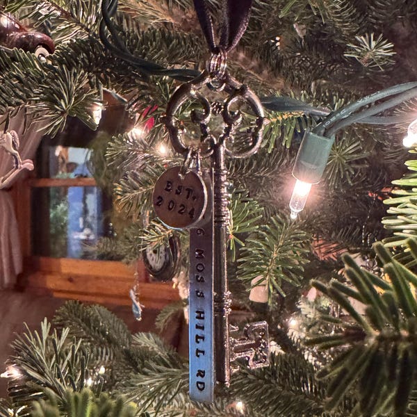 Personalized New Home Ornament/key Ornament / First Home Skeleton Key ...