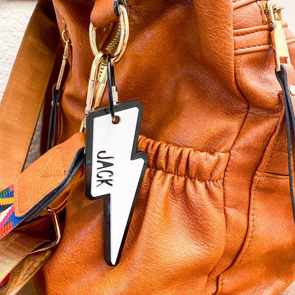 Name Backpack Tag for Kids, Personalized Keychain, Name Keychain, Name ...