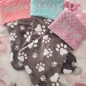 Ivory Embossed Paw With Minky Back Personalized Paw Print - Etsy