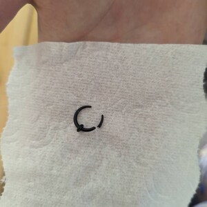 Septum Stretching Kit Black Acrylic Pincher Kit Septum & Ear Gauging ...