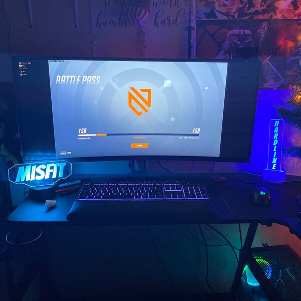 Personalized Gamertag LED Sign: Custom Streamer Light - Etsy