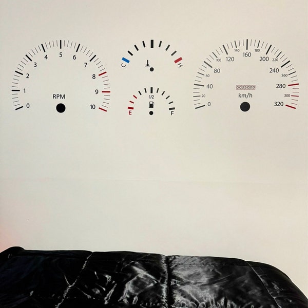 Boy Custom Name Wall Decal, Speedometer Wall Decal, Racing Car ...