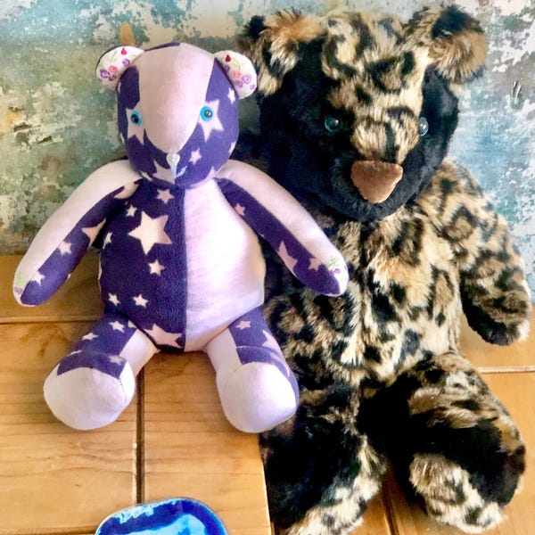 Memory Bear Pattern , DIY Personalized Gift , Memory Bear Template Pdf ...