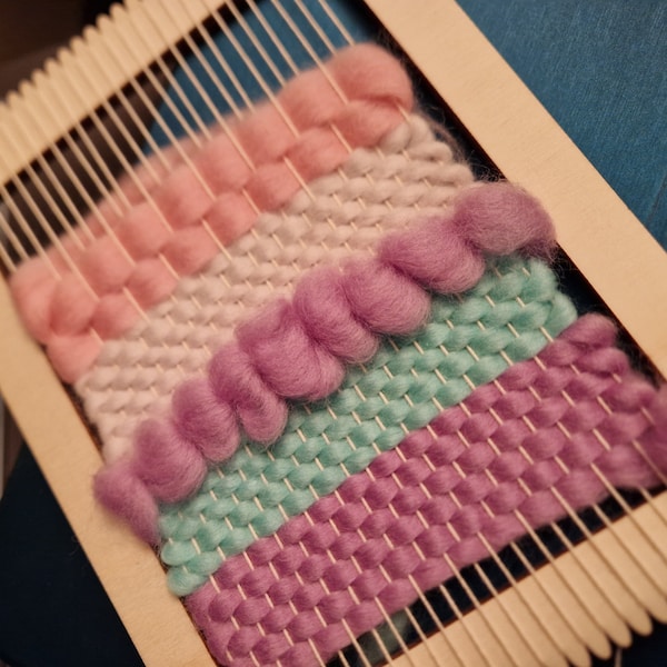 Weaving Loom Kit. Small Rectangular Lap Loom. Learn to Frame Weave ...