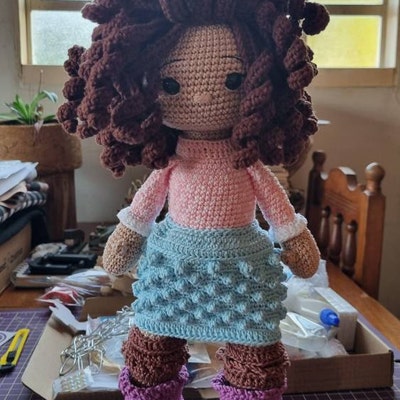 Alma Doll Amigurumi Crochet Pattern, Deer Included, PDF. / English and ...