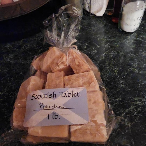 Butterscotch Scottish Tablet Candy - Flavored Authentic Scotland Family ...