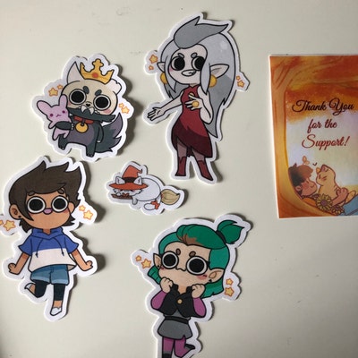 TOH Inspired Stickers Ft: Luz, Amity, Eda, & King - Etsy