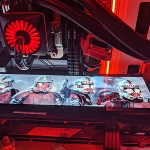 Custom Light RGB GPU Backplate Graphics Card Decoration Board ...