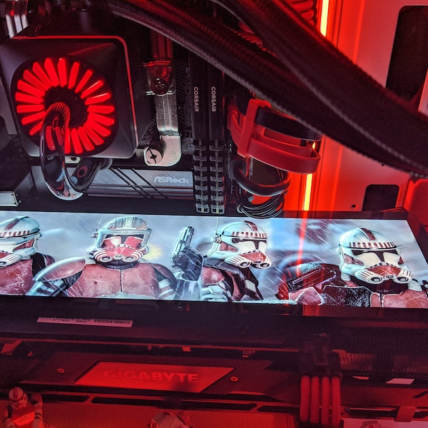 Custom Light RGB GPU Backplate Graphics Card Decoration Board ...