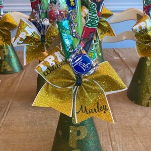 Glimmer Glitter Cheer Bow Key Chain - Etsy