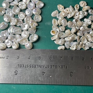 Natural Baroque Pearl 15-20x 18-30mm Freeform Shaped Baroque - Etsy