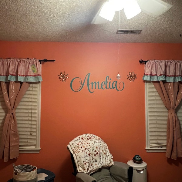 Personalized Girls Name Wall Decal Childrens Room Girls Bedroom Teen ...