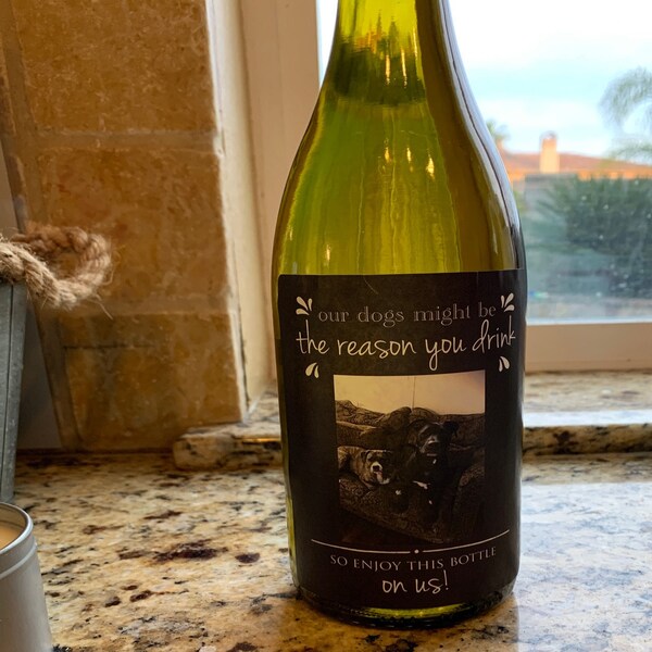 Our Child Might Be the Reason You Drink Wine Bottle Labels Teachers ...