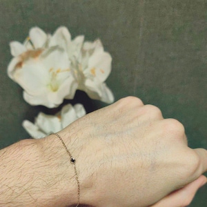 String Bracelet With Diamond 18k Gold, Diamond Bracelet, Friendship ...