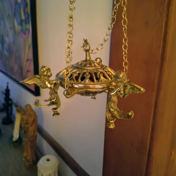 Brass Censer, Censer Burner, Censer Hanging, Censer Catholic, Censer ...