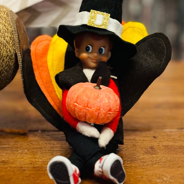 Elf Turkey Outfit With Pilgrim Hat - Etsy