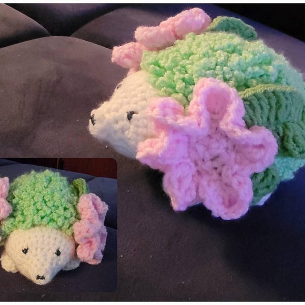 Shaymin the Flower Hedgehog Crochet Pattern | Shaymin Amigurumi ...