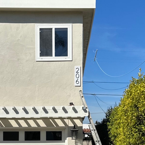 Vertical & Horizontal House Number| Easy to Install House Sign | House ...